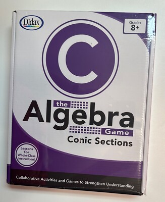 Didax The Algebra Game Conic Sections Lessons & Games for Whole Class ...
