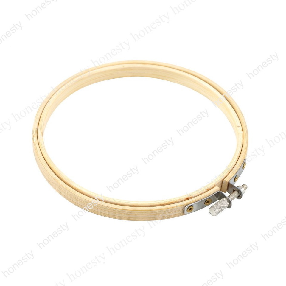 8-33cm Wooden Frame Cross Stitch Embroidery Hoop Ring Bamboo Sewing DIY ...