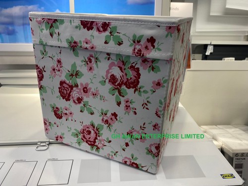 NEW IKEA Drona Pink Floral Storage Boxes Rosali Cath Kidston For Kallax ...