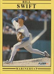 1991 Fleer Seattle Mariners Baseball Card #462 Bill Swift | eBay