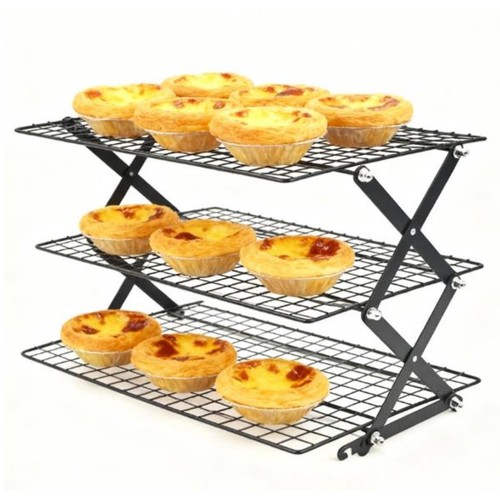 234 Tier Foldable Cooling Rack for Baking Stackable Multi Level ...