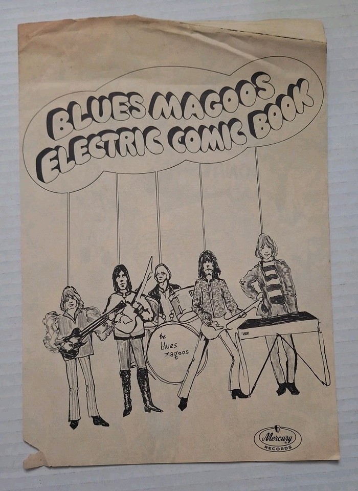 Blues Magoos Electric Comic Book LP Mercury MG 21104 Mono 1967 Garage ...