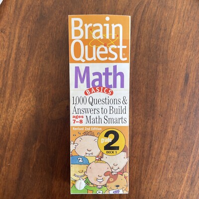 Brain Quest Math Basics Grade 2 Deck 1 | eBay
