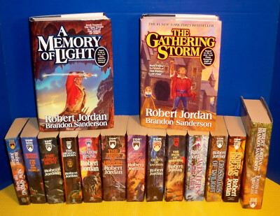 Complete Set - Lot of all 15 Wheel of Time Fantasy Books by Robert ...