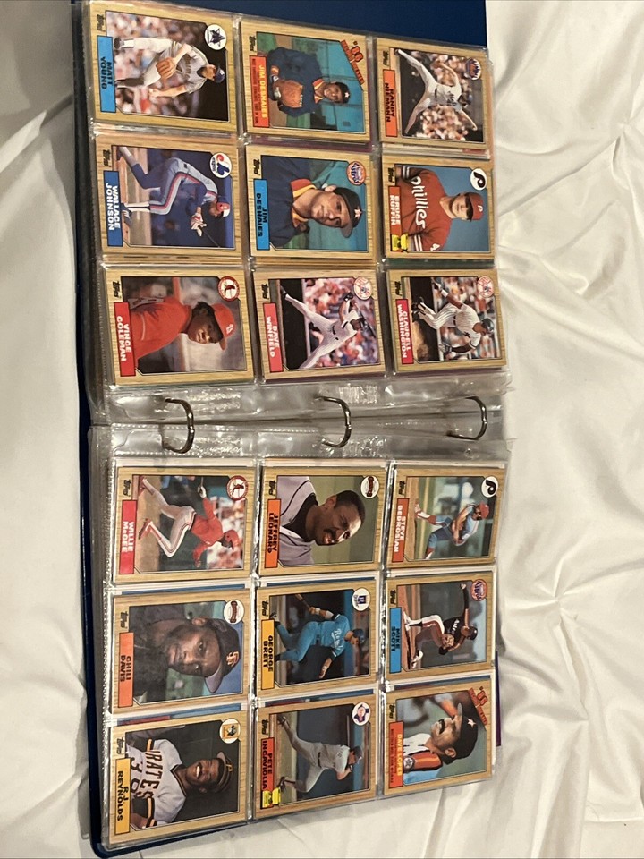 1980s Baseball Cards Binder Full Of Vintage Cards In Mint Condition/ Send Offers | eBay