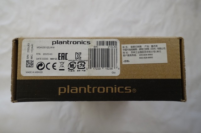 Mda100 QD WW 205255-01 Plantronics Desk Phone Softphone Switch for sale ...
