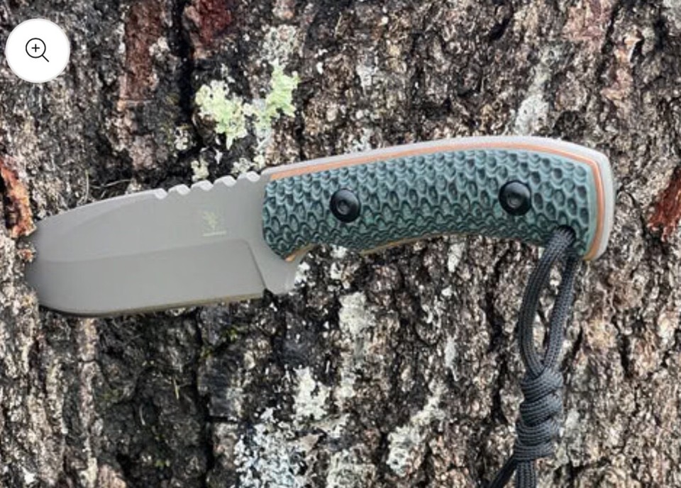 DARSON FORGE TACTICAL FIXED BLADE HUNTING SURVIVAL CAMPING KNIFE KYDEX ...