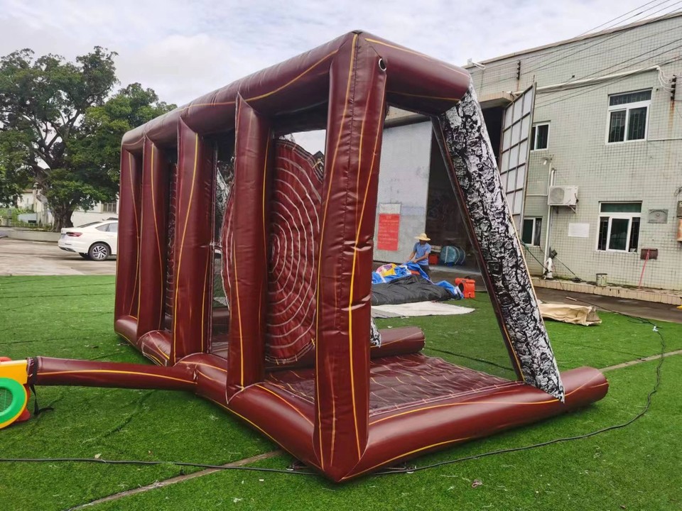 Inflatable Axe Throwing Game Double Player With Floor Mat For Sport ...