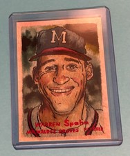 2025 Topps Shoebox Treasures - 1957 Topps Warren Spahn #43 Paint ...