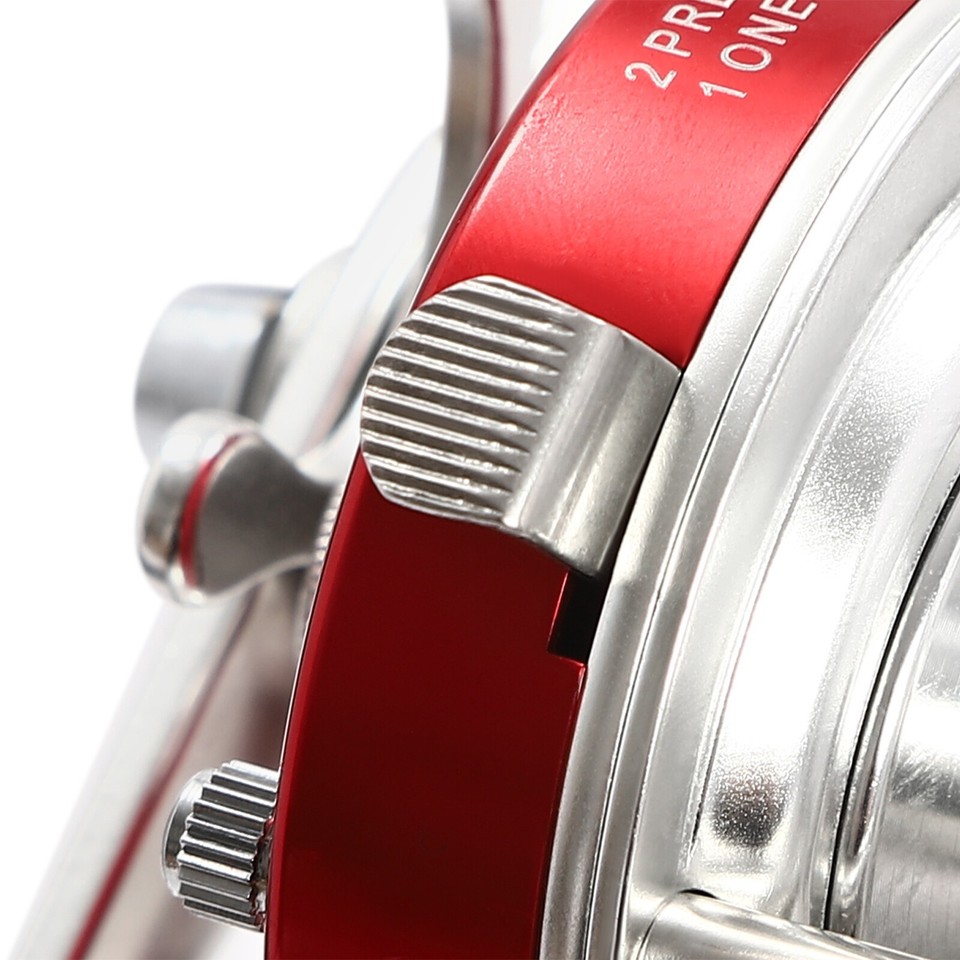 2BB+1RB Baitcasting Reel Round Left Hand Trolling Fishing Reel Red ...