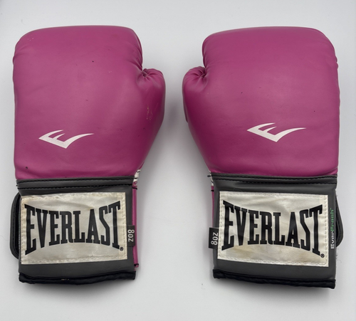 EVERLAST Women's EverFresh 8oz Pink Boxing Training Gloves MMA Sparring ...