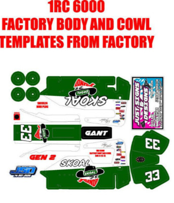 1RC 6000 MIDGET WRAP Harry Gant THEMED WRAP KIT | eBay