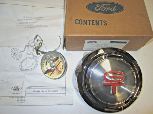 NOS 67 68 Mustang GT Pop Open Gas Cap F3ZZ-9030-B | eBay