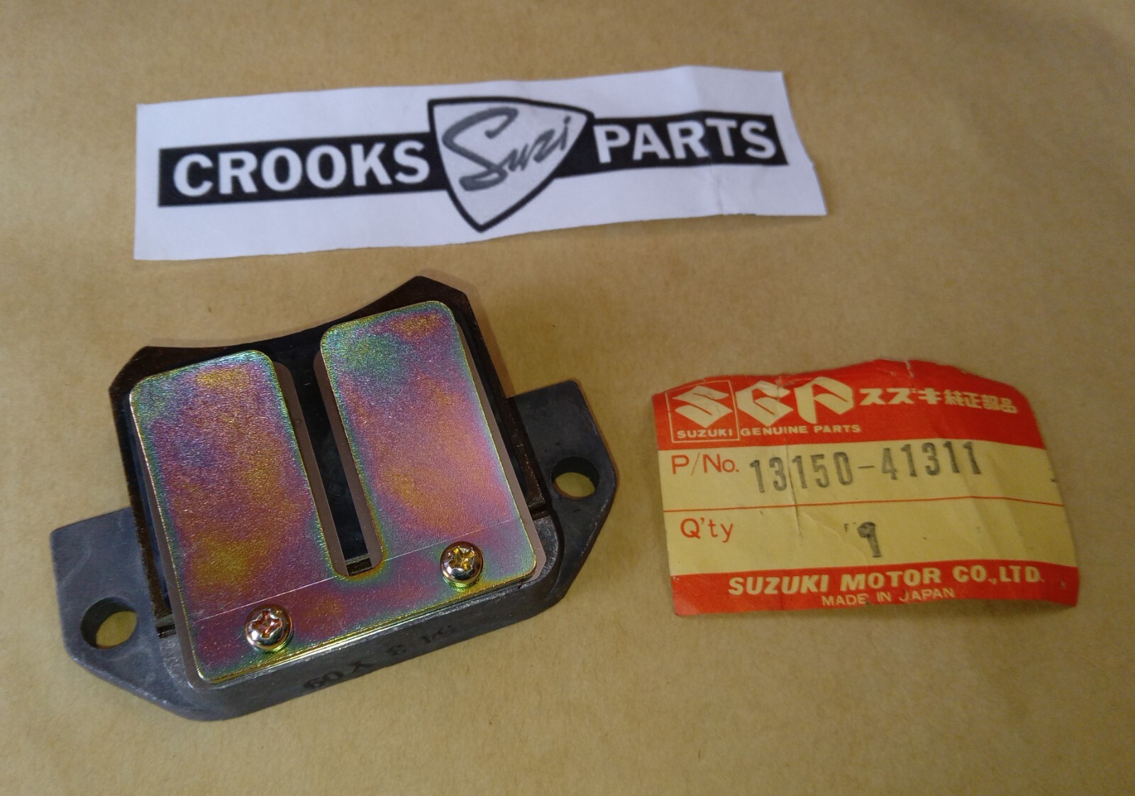 NOS 13150-41311 1977 / 1978 RM100 / RM125 / PE175 Genuine Suzuki Reed ...