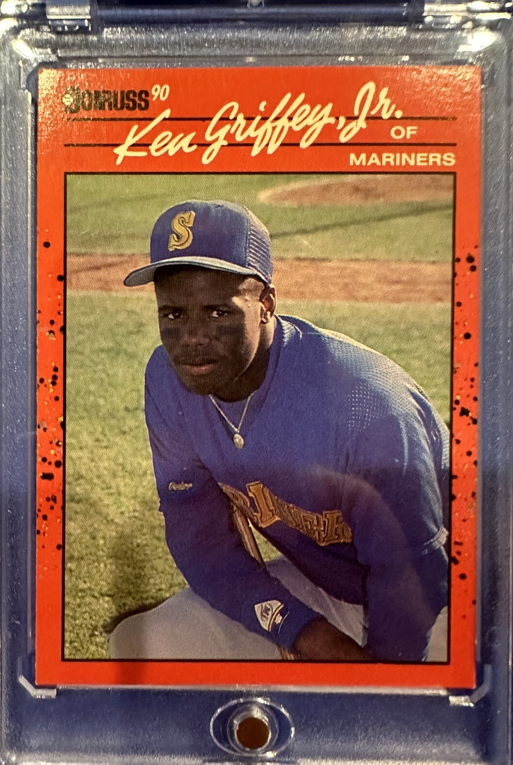 ULTRA RARE 1990 DONRUSS KEN GRIFFEY JR. ERROR CARD. PRINTING ERRORS NO ...