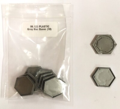 BATTLETECH Plastic Hex Bases Mech 30mm lipped | eBay