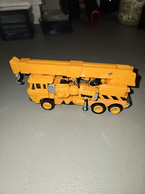 VTG 1985 Hasbro Transformers G1 Autobot Architect Grapple Yellow Crane ...