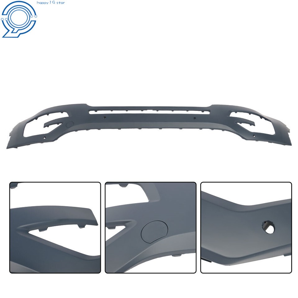 Front Bumper Cover With 4 Park Sensor Holes For 2016-17 Ford Explorer ...