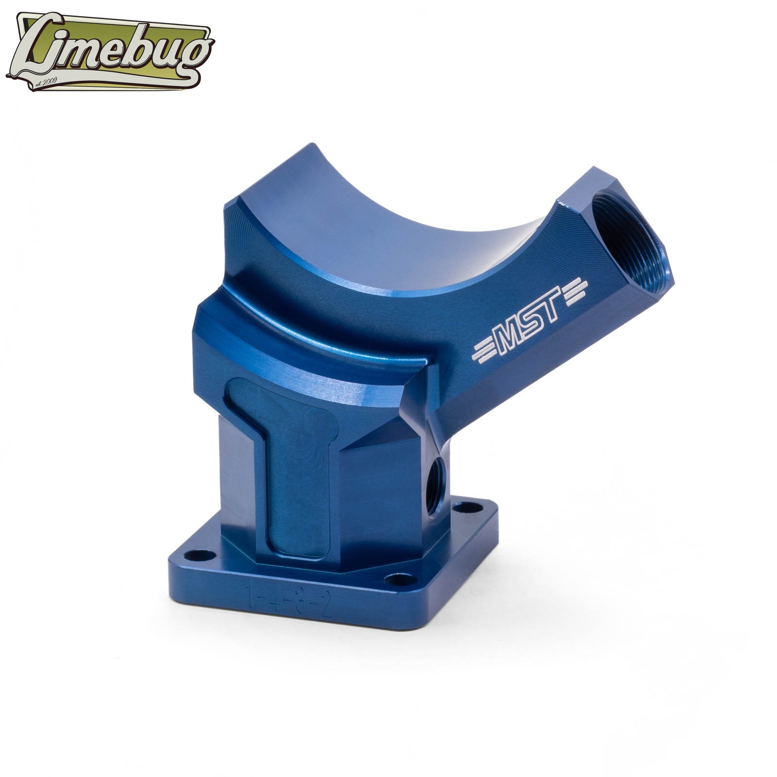 Classic MST Billet Aluminum Alternator / Generator Stand Plinth Blue VW ...