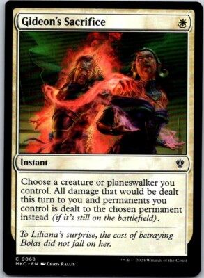 Magic the Gathering Gideon's Sacrifice Murders at Karlov Manor ...