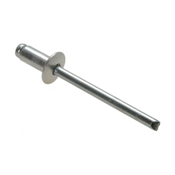 Qty 25 Dome Rivet 73 AS 4-4 SHALE GREY / GULL GREY Colorbond 3.2mm 1/8 ...