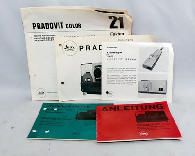 Leitz Wetzlar Pradovit Color Instruction Manual 35mm Electronic Flash ...