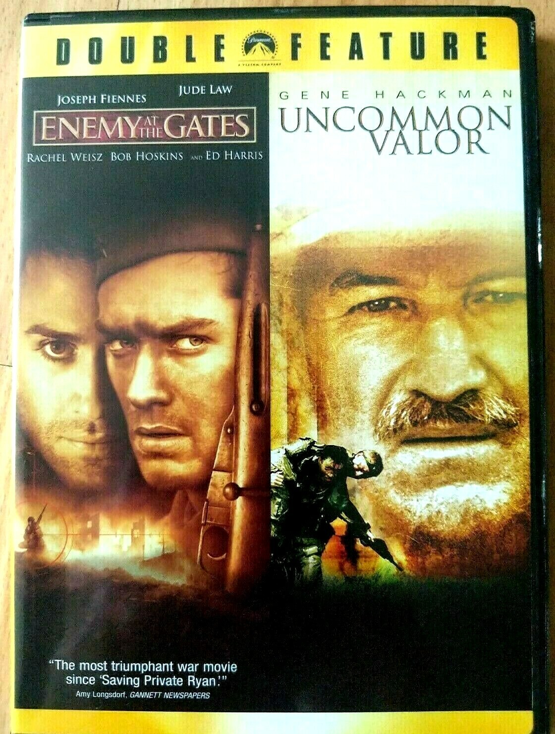 Enemy at the Gates & Uncommon Valor (DVD, 2007, 2-Disc Set, Widescreen ...