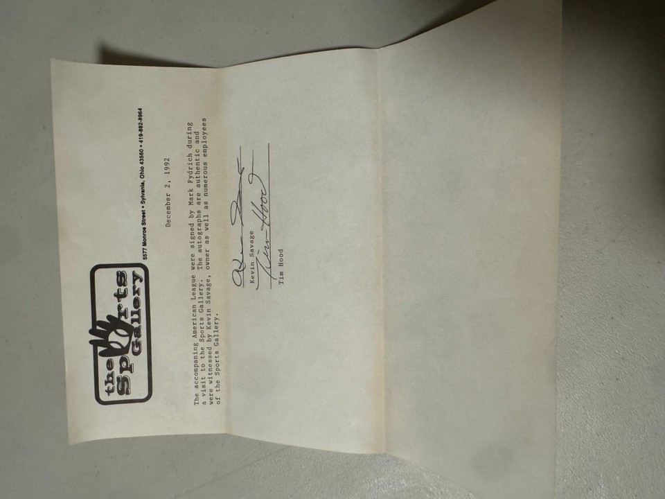 Vintage Detroit Tigers Mark Fidrych Signed Autographed Baseballs (2) w ...