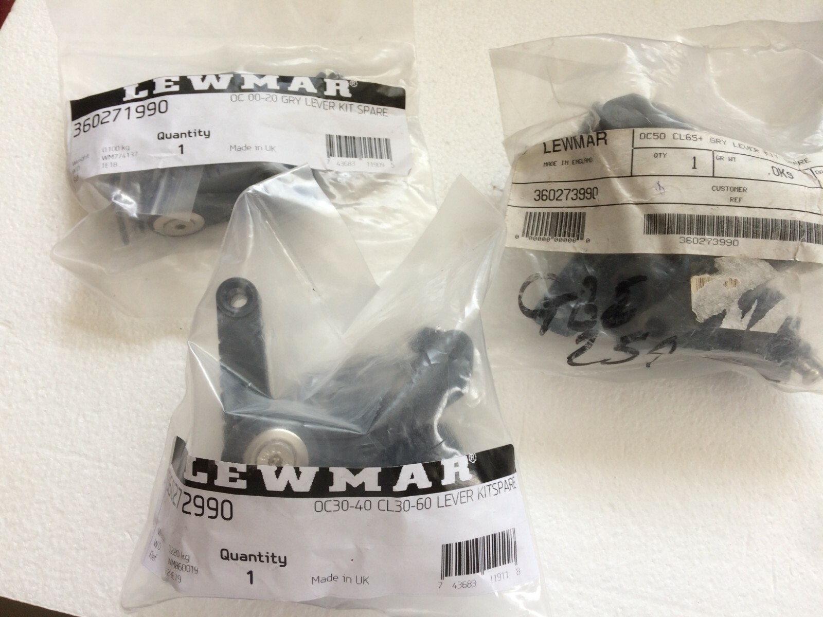 LEWMAR Replacement Friction Lever Kits for Ocean, Lewmar hatches ...