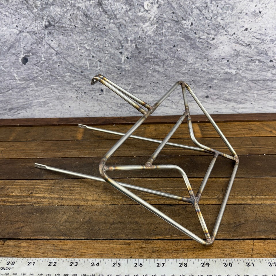 Vintage Front Rack Stainless Steel Fork Mount Braze Tour Randonneur ...