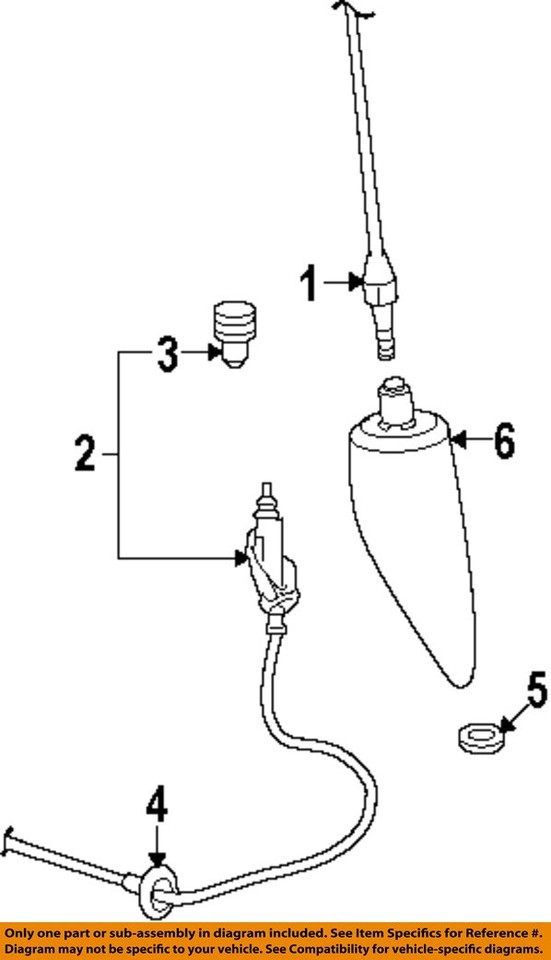 CHRYSLER OEM 09-23 1500 Classic Electrical Antenna-Base 5064395AF | eBay
