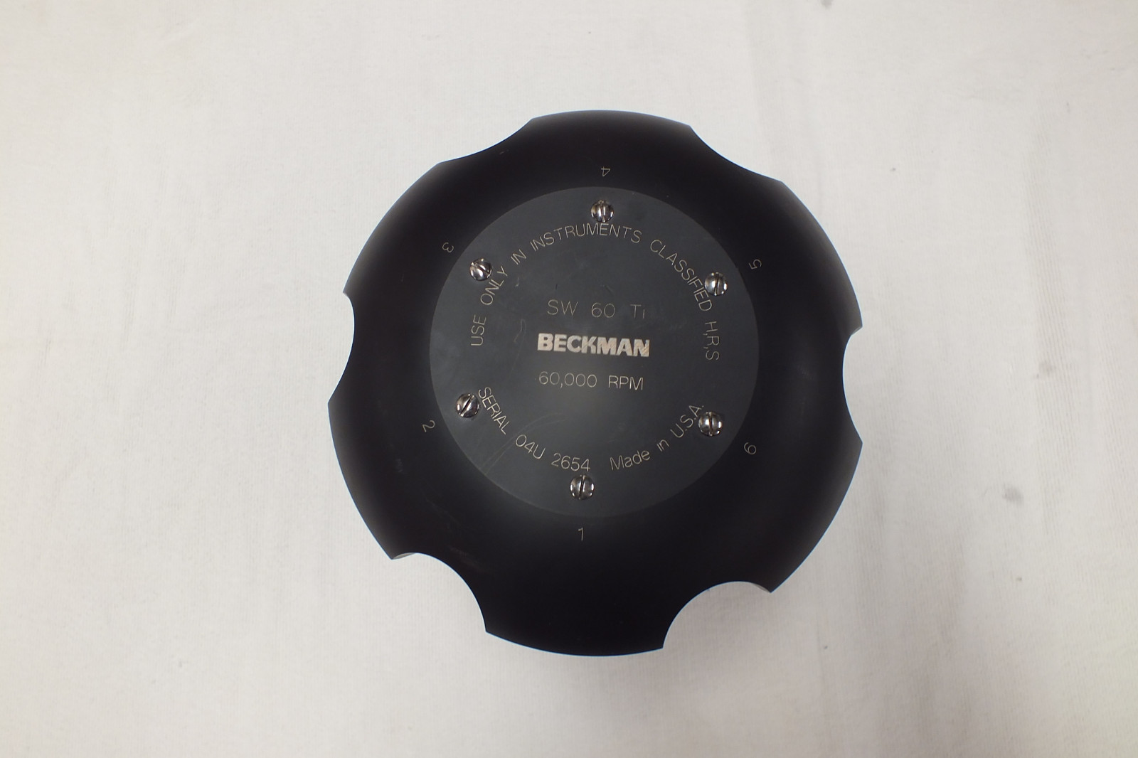 Beckman SW60 Ti Rotor 60,000 RPM | eBay