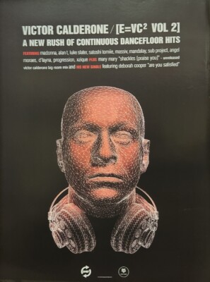 Victor Calderone 2001 E=VC2 Vol2 promotional poster Excellent New Old ...