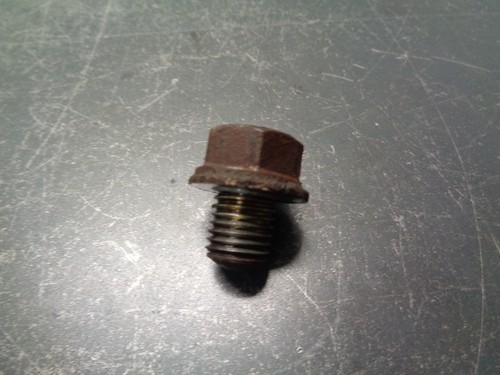 1982 82 HONDA CT110 CT 110 MOTORCYCLE ENGINE MOTOR BODY OIL DRAIN PLUG ...