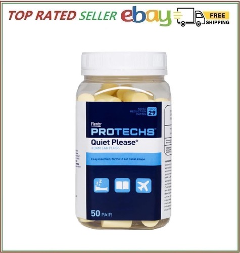 Flents Protechs Quiet Please Sleep Ear Plugs, NRR 29 (50 Pair) USA | eBay