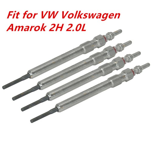 Set of 4 Glow Plugs Fit For VW Volkswagen Amarok 2H 2.0L Diesel 2011 ...