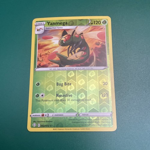 2021 Pokemon Yanmega 002/072 Shining Fates Reverse Holo Rare | eBay