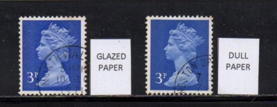 SG X855 3p Machin Pair (Glazed Paper + Dull Paper) Fine Used | eBay