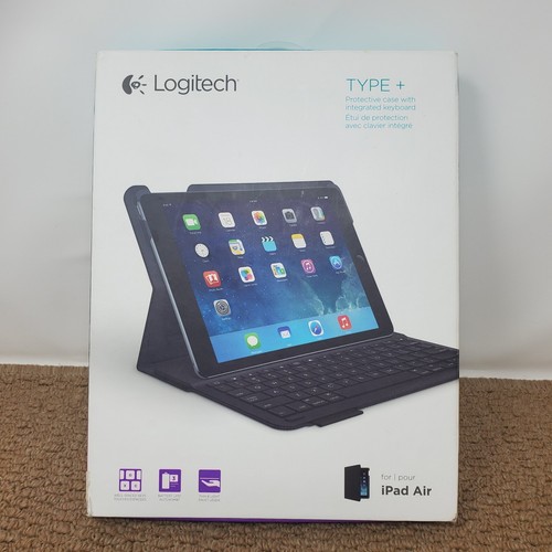 Logitech TYPE+ Intergrated Wireless Keyboard Bluetooth Apple iPad Air ...
