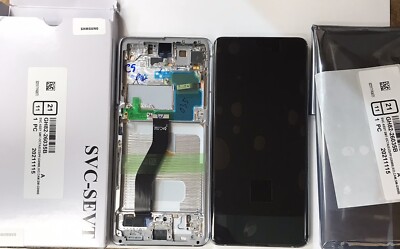 Genuine Samsung S21 Ultra 5G G998 LCD Screen Display PHANTOM SILVER SM ...