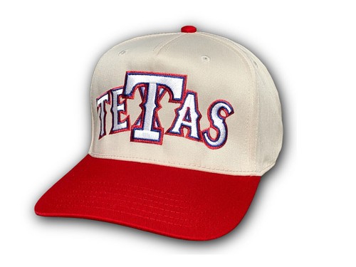 "TETAS" Texas Rangers Overlap Richardson 112 Trucker Hats Embroidered ...