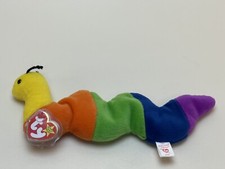 Inch the Inchworm - Yarn Antennae - Beanie Babies - Beaniepedia