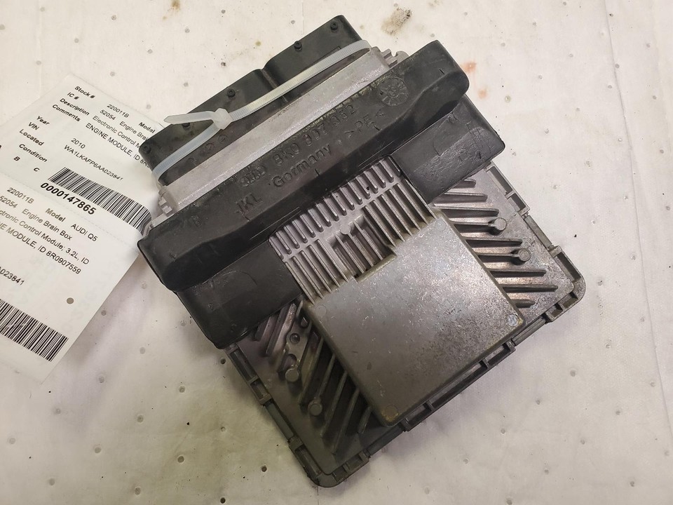 AUDI AUDI Q5 Engine Brain Box Electronic Control Module; 3.2L, ID ...