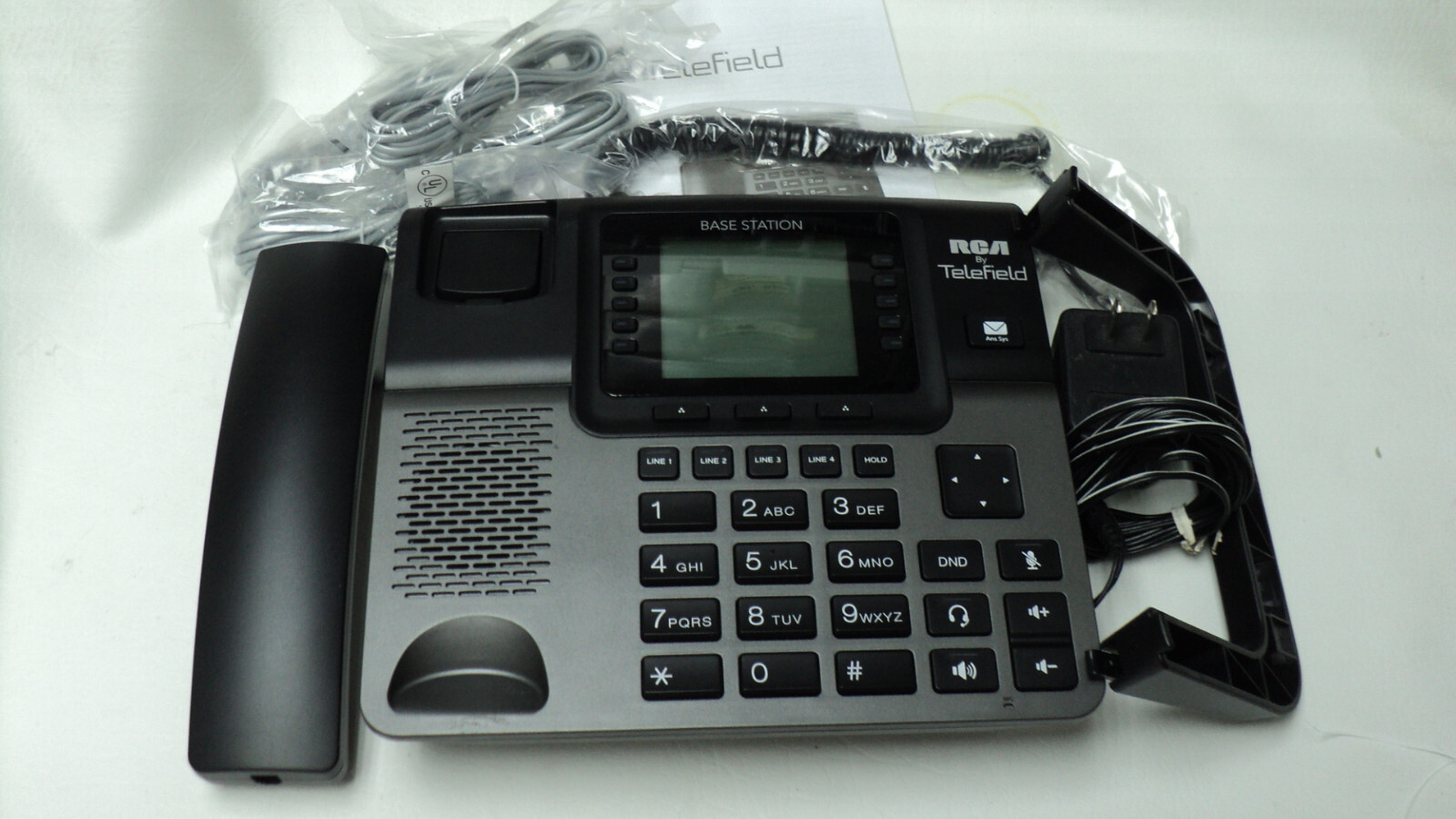 RCA U1000 Unison 4 Line Corded Telephone with Digital Answering System ...