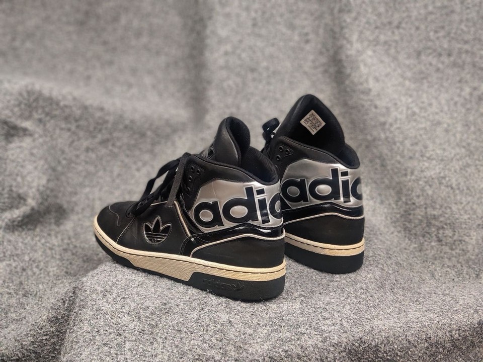 Vintage Adidas Originals ecstasy Black logo hi tops Sneakers Jeremy ...