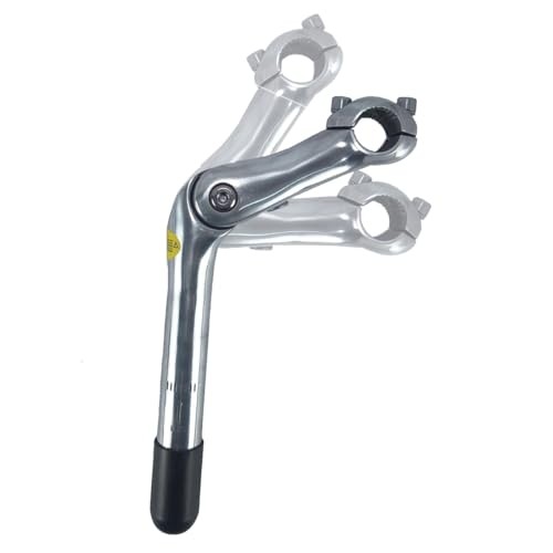 Adjustable Angle Bicycle 25.4mm Handlebar Stem Riser 25.4mm stem silver ...