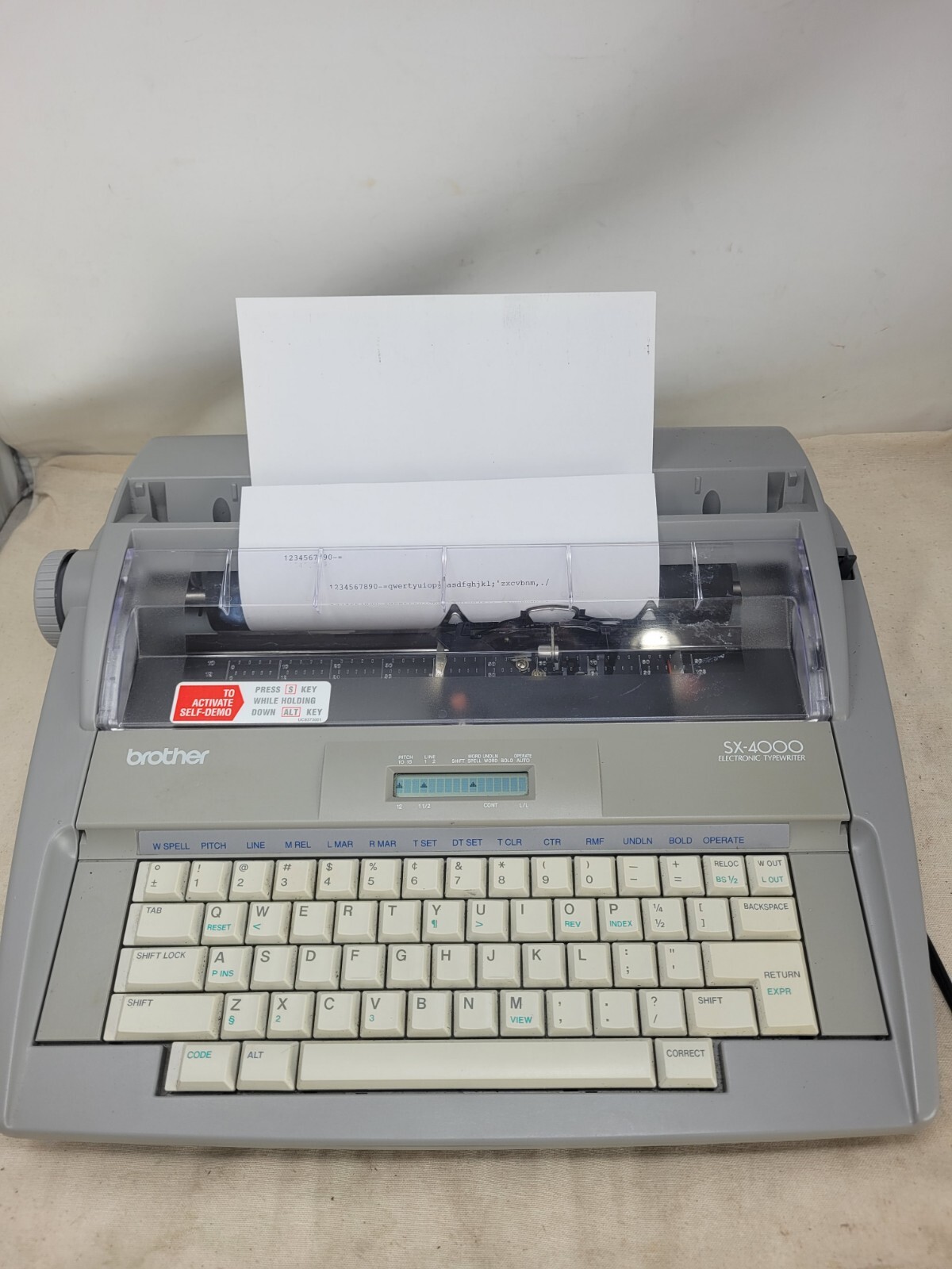 Brother SX-4000 Portable Professional Touch Keyboard Electronic ...