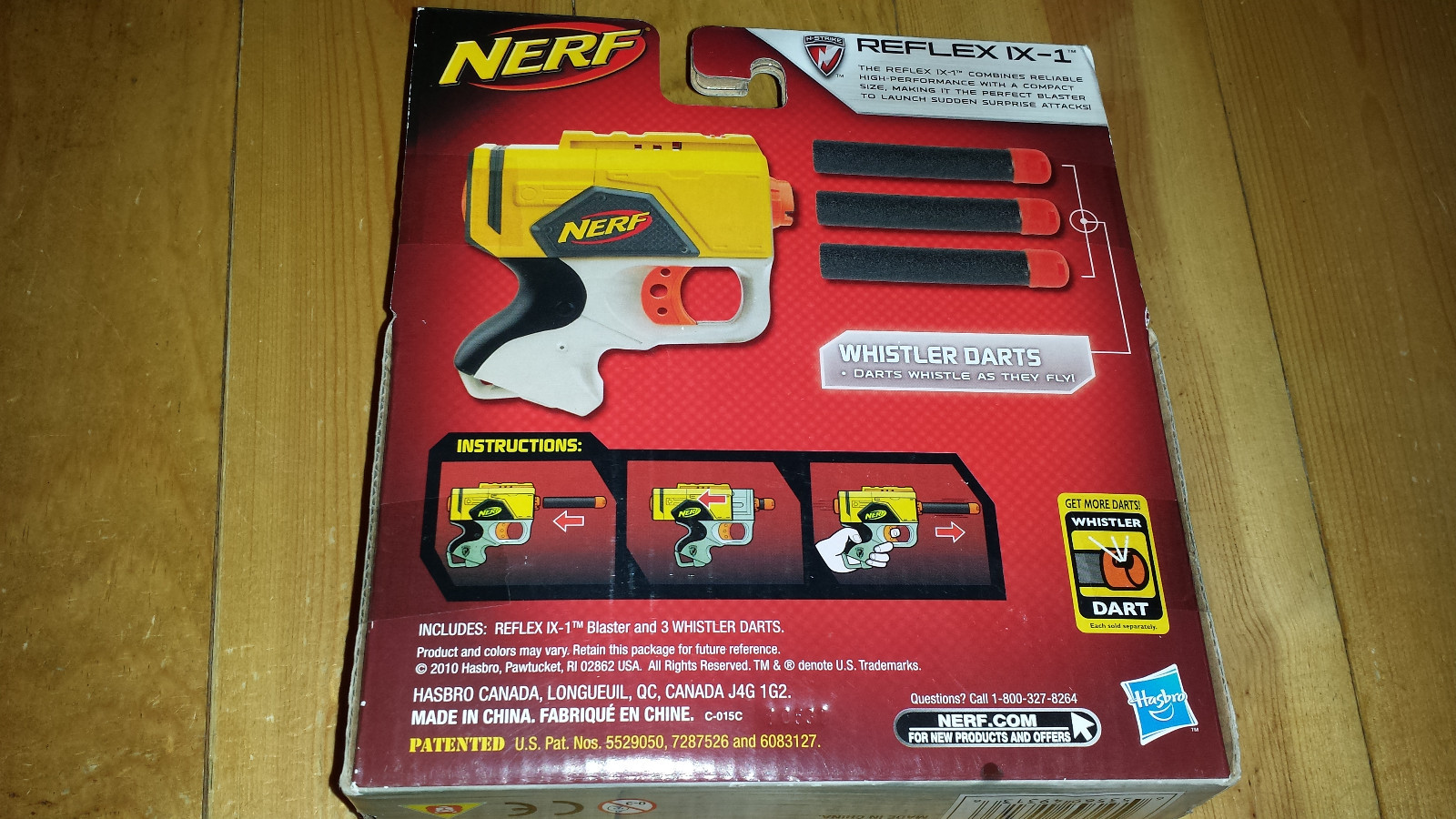 Brand-New-NERF-N-Strike-REFLEX-IX-1-Dart-BLASTER-Yellow Brand-New-NERF ...