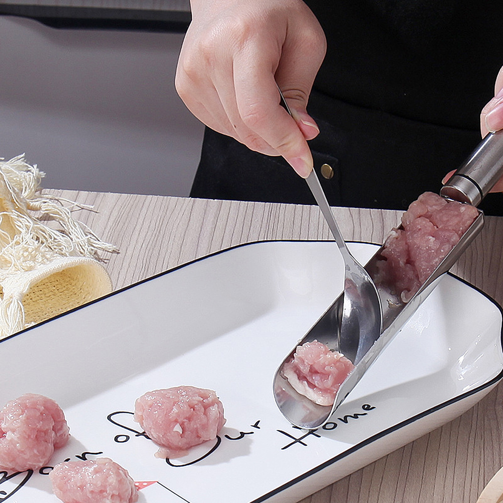 Meatball Mold Quick Stainless Steel Set Kitchen Gadget for Homemade ...