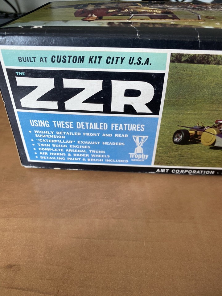 AMT 1:25 Scale ZZR SPY ROD GEORGE BARRIS Customizing Model Kit As Is ...